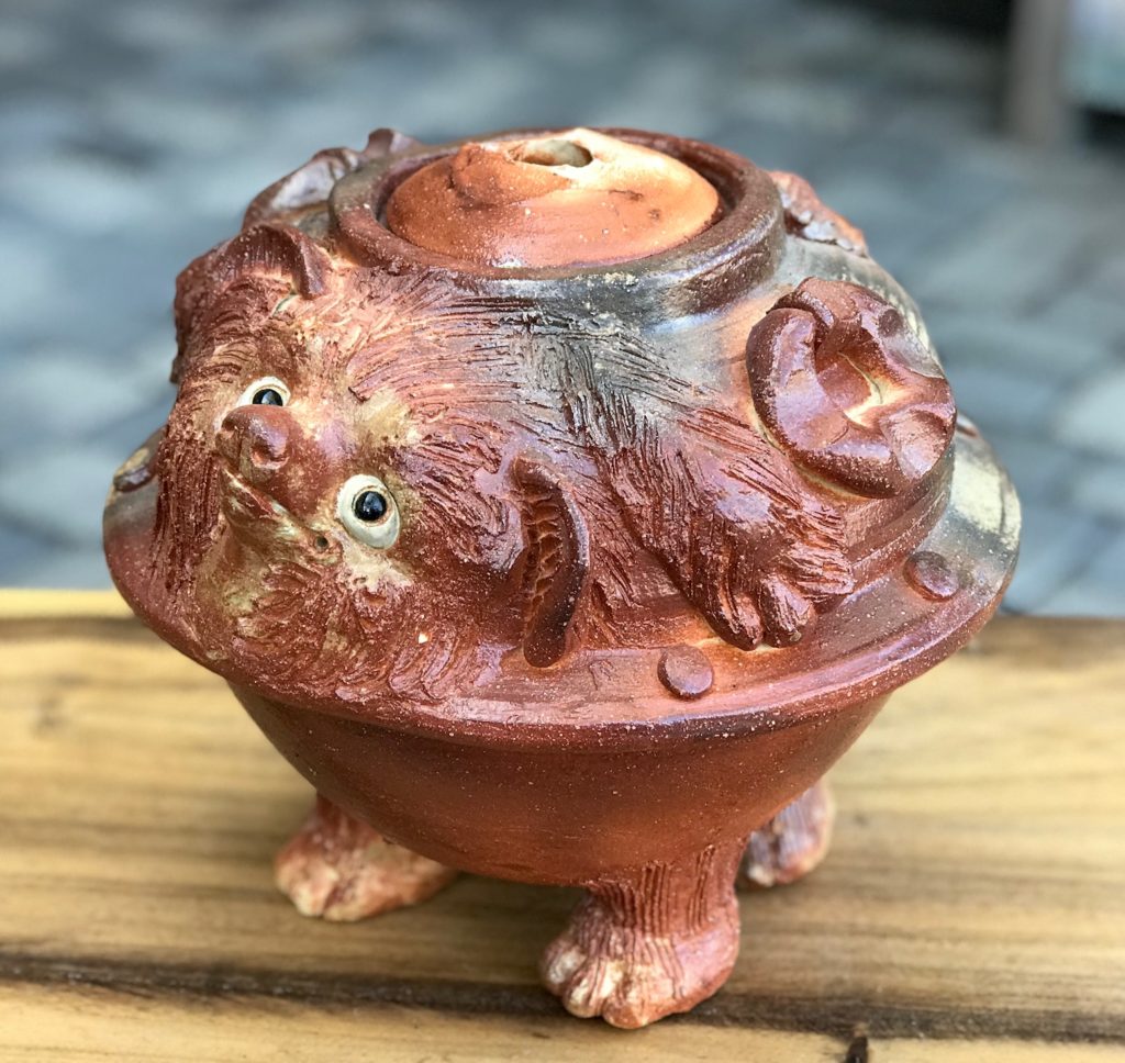 Japanese Tanuki statues, Shigaraki Ceramics, Japan, mid 20th century ...